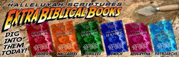 Extra Biblical Books - 6 In The Set - HalleluYah! - HalleluYah Scriptures