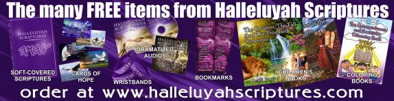 Cards Of Hope & Hand/Wrist Bands & Bookmarks & More - HalleluYah Scriptures